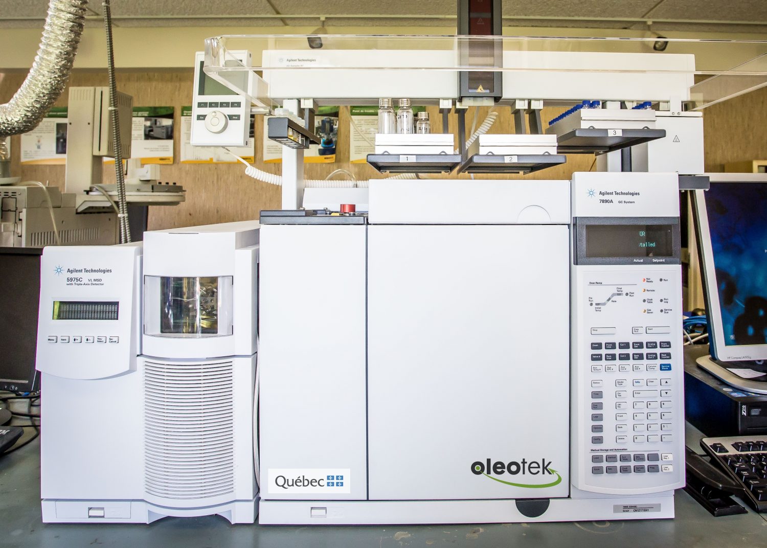 GC-MS / Gas Chromatograph Coupled with a Mass Spectrometer - Kemitek